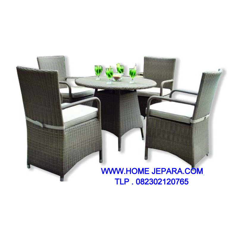 KURSI MAKAN ROTAN MINIMALIS | Home Jepara