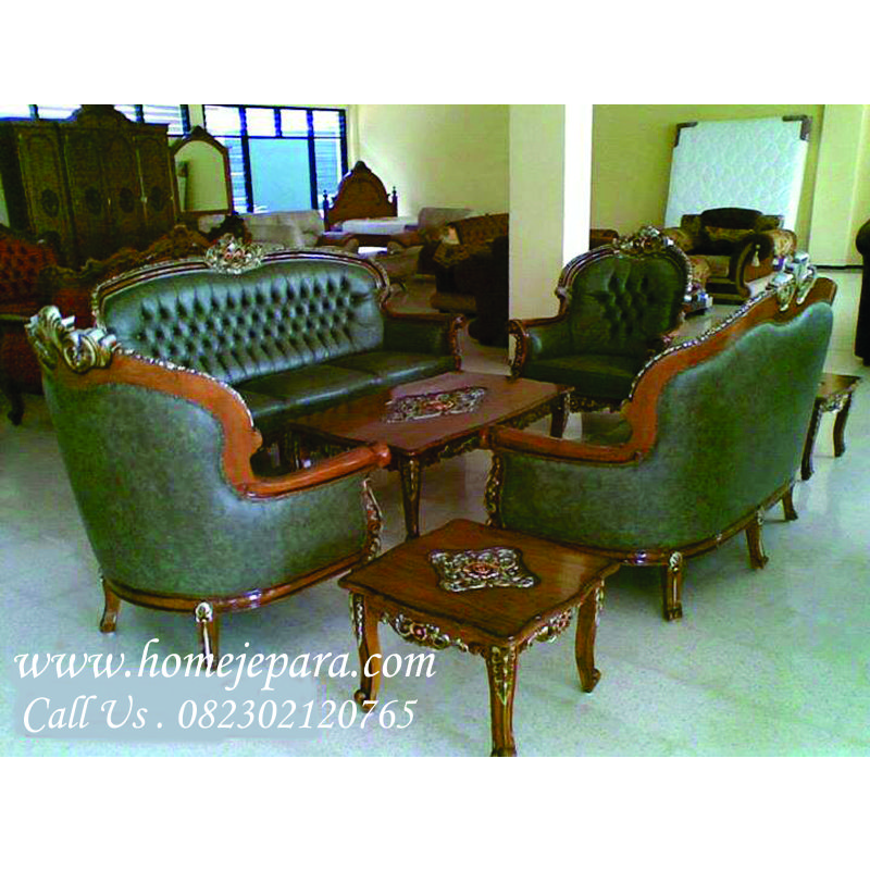 SOFA KAYU JATI NATURAL | Home Jepara